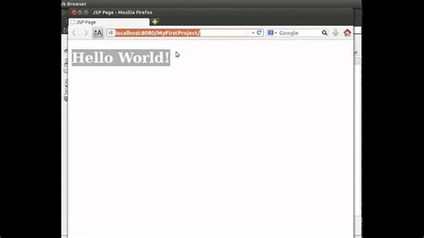 Creating A Java Web Project English Youtube