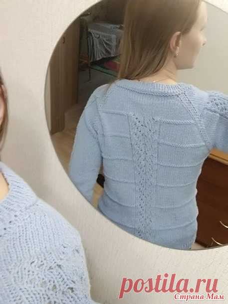 Ажурная кофточка для меня Вязание Страна Мам вязание Постила