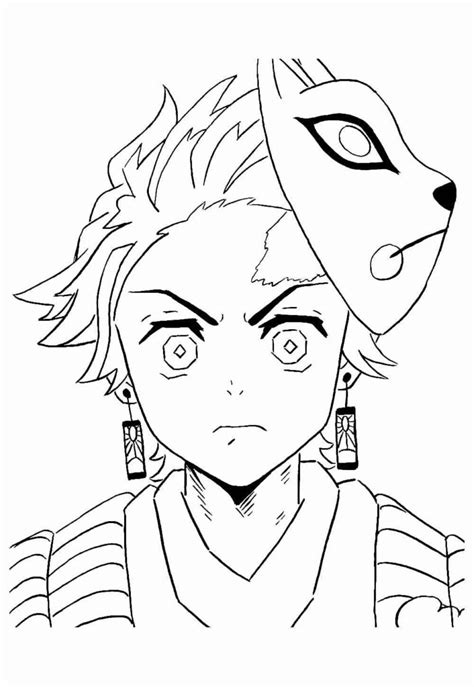 Desenhos Do Demon Slayer Para Imprimir E Colorir