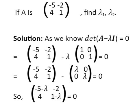 Eigenvalues And Eigenvectors Solved Problems