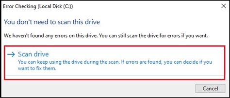 Fix Restart To Repair Drive Error In Windows 10
