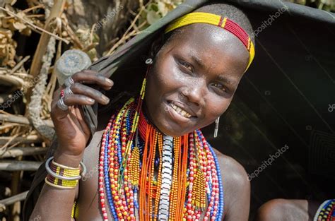 Young Woman From Arbore Tribe Stock Editorial Photo © Luisapuccini