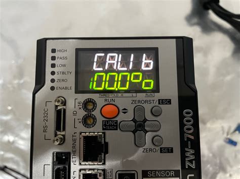 Omron Zw 7000t Displacement Sensor Zw S7030 Displacement Sensor Head