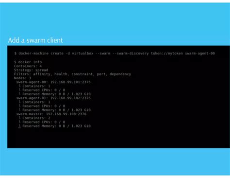 high availability docker swarm infrastructure ppt