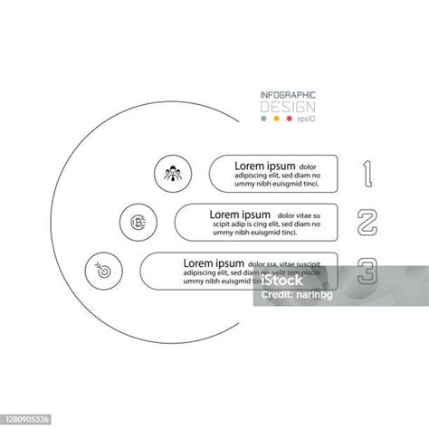세 개의 스트로크는 벡터 일러스트레이션별로 프레젠테이션을 위한 아이디어를 제시하는 작업 계획에 사용됩니다 0명에 대한 스톡 벡터 아트 및 기타 이미지 Istock