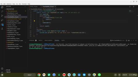 100daysofcode bits manipulation and counting usmaan ansari posted