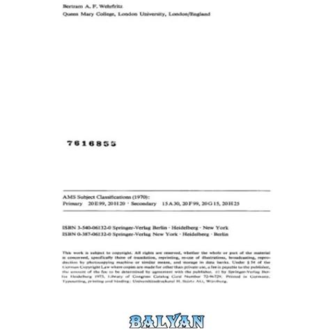 خرید و قیمت دانلود کتاب Infinite Linear Groups ترب