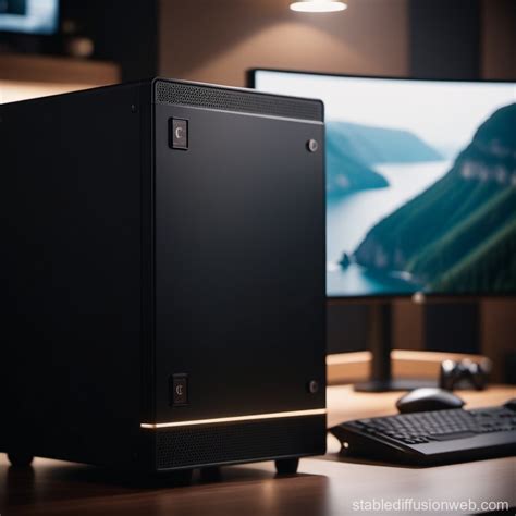 Minimalistic Personal Computer Case Stable Diffusion Online