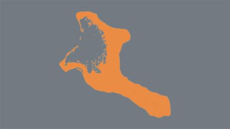 인터랙티브 특징을 가진 키리바티의 현대 지도 평평한 디자인 키리바시 윤 지도 프리미엄 벡터