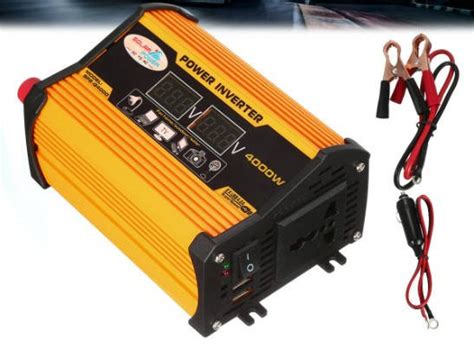 Инвертор преобразователь автомобильный 12 220 В 4000w цена 2900 грн — Prom Ua Id 1731321608
