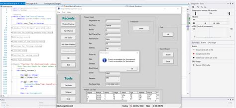 hospital management system in vb with source code source code and projects