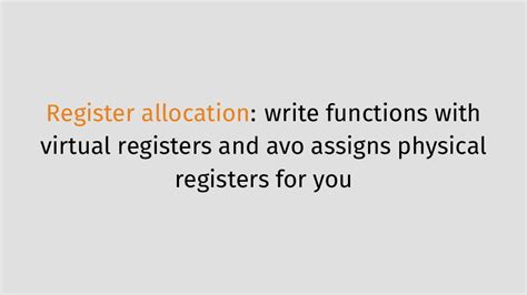 Better X86 Assembly Generation With Go Speaker Deck
