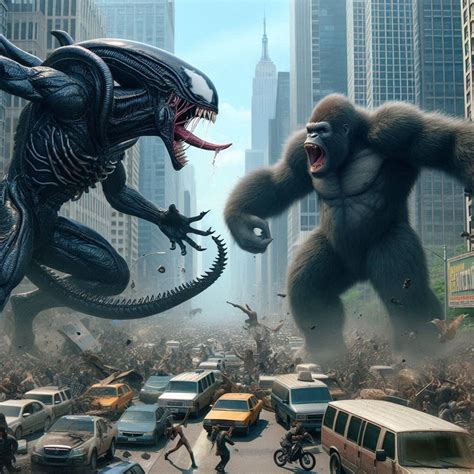 Venomalien Xenomorph Vs Kong By Mp32as On Deviantart
