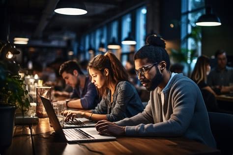 Premium Ai Image Creative Synergy Colleagues Empowered By Generative Ai