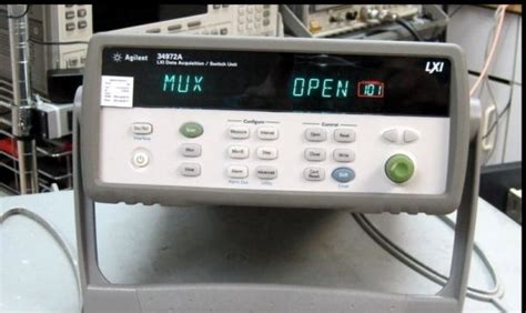agilent 34972a with 34902a mux satcom solutions