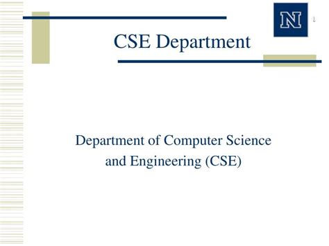 Ppt Cse Department Powerpoint Presentation Free Download Id5800845