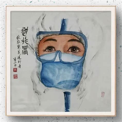 张维富老师创作抗疫主题画作致敬一线战“疫”工作者 运河区 沧州 疫情