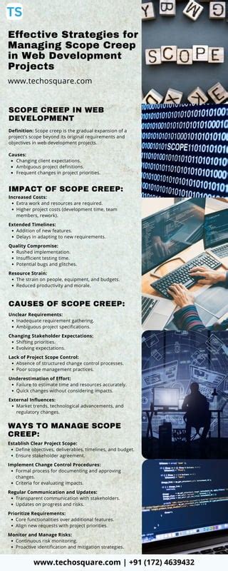 Effective Strategies For Managing Scope Creep In Web Development Projects Info Pdf
