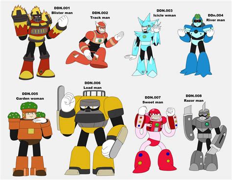 New Fan Robot Masters 1 By Flajingman On Deviantart