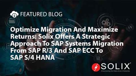 Optimize SAP S HANA Migration SOLIXCloud