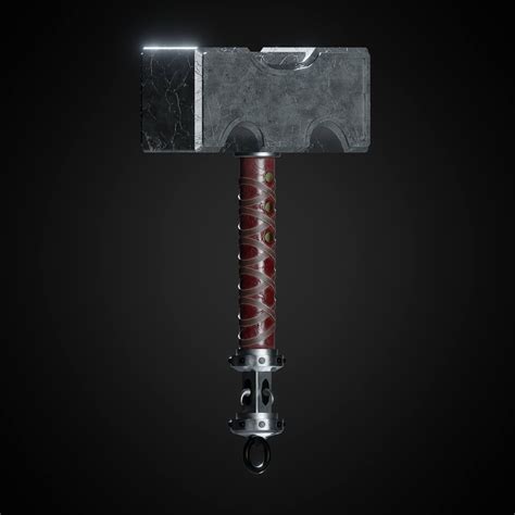 Mjollnir N0 2 Free 3d Model By Rever Art