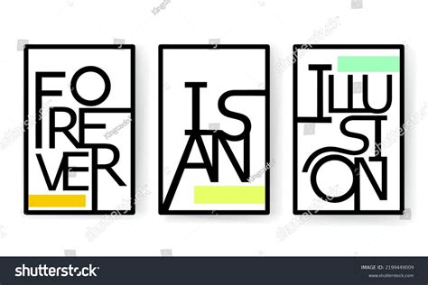 Forever Illusion Vector Wording Design Motivational