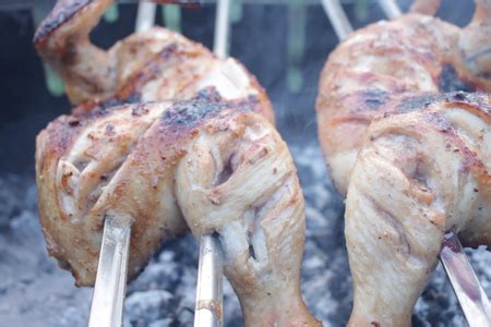 Курица по тайски на углях - пошаговый рецепт с фото