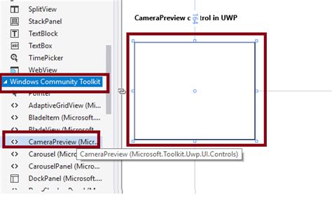 How To Use Camerapreview Control In Uwp