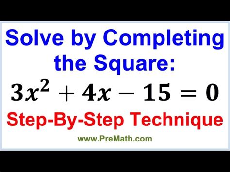 How To Solve Simultaneous Equation Using Completing The Square Method Tessshebaylo