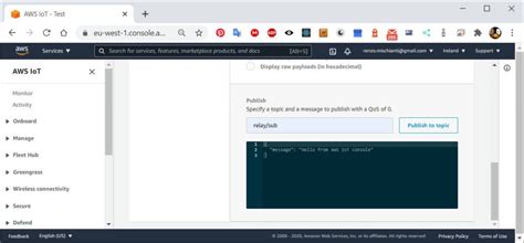 Aws Iot Core And Mqtt Services Test With Console And Mqttfx 6