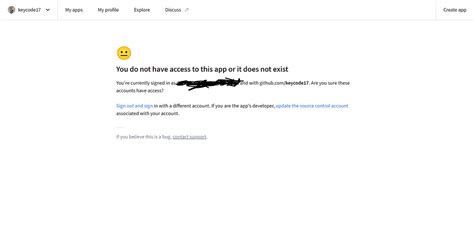Error Deployment You Do Not Have Access To This App Or It Does Not Exist Deployment Streamlit