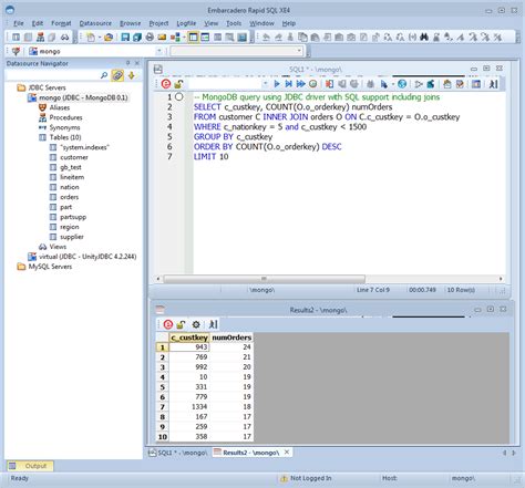 Unityjdbc Unityjdbc Multiple Database Sql Querying Reporting Development Virtualization