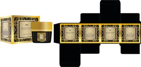 검정색과 금색 럭셔리 디자인과 이랑 상자 포장 용기에 라벨 검은색에 대한 스톡 벡터 아트 및 기타 이미지 검은색 기업