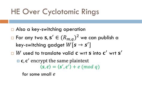 Ppt Field Switching In Homomorphic Encryption Powerpoint Presentation Id 2196442