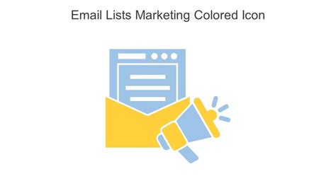 Email Lists Marketing Colored Icon In Powerpoint Pptx Png And Editable Eps Format PPT Presentation