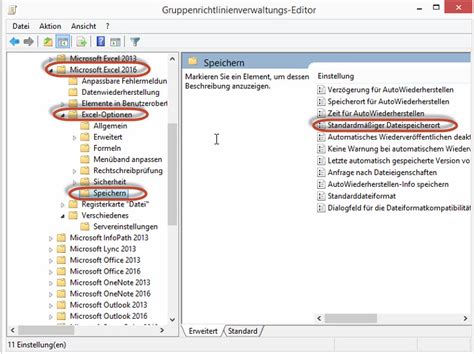Office Standard Speicherort F R Dokumente Festlegen