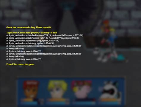 problem with yanfly s sideview battle actor plugin rpg maker forums