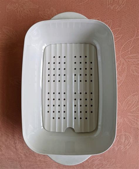 Vintage Tupperware Microwave Cookware With Strainer Furniture And Home Living Kitchenware