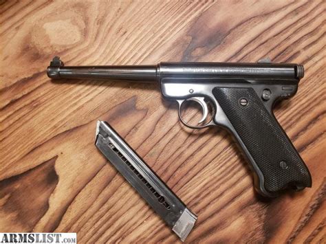 Armslist For Sale Ruger Mark 1 Or Standard 22 Lr Semi Auto Pistol