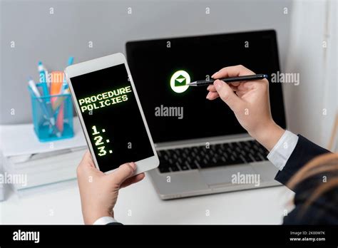 Conceptual Display Procedure Policiessteps To Guiding Principles Rules And Regulations