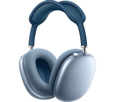 Buy Apple Airpods Max Wireless Bluetooth Noise Cancelling Headphones Sky Blue Free Delivery