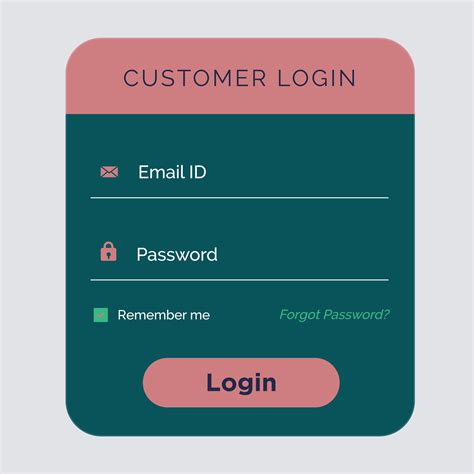 Login Form Login Page Sign In Vector Design 11481454 46 Off