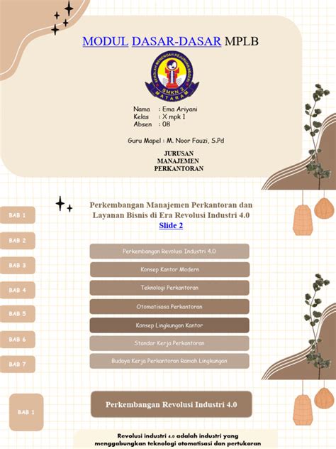 Modul Dasar Dasar Mlbp Ema Ariyani Pdf
