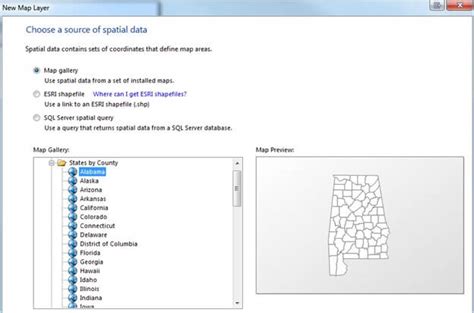 Creating An Ssrs Map Report With Data Pinpoints