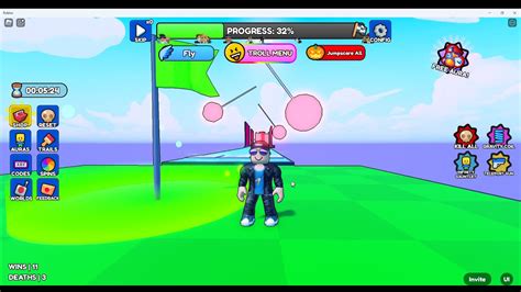 Roblox Wall Run Obby World 1 Youtube