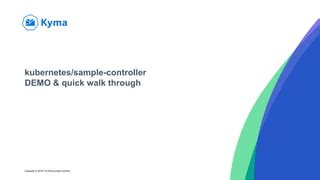 Extending Kubernetes Kyma Template PPT