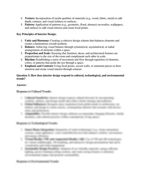 Solution Assignment Interior Design Studypool