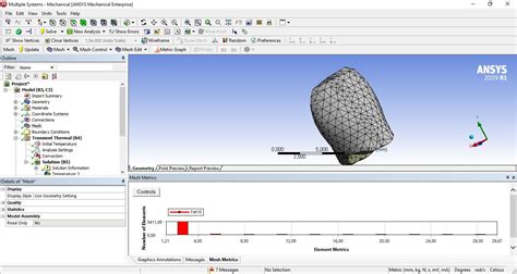 transient thermal and residual transient structural analysis of