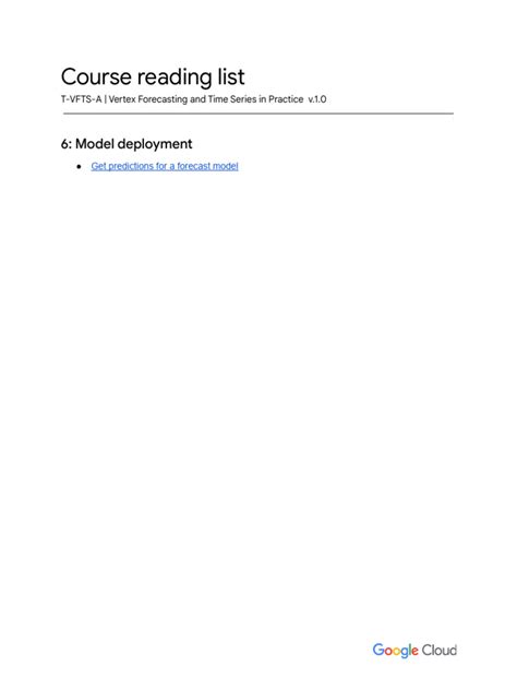 Mlops Gcp Reading Materials Pdf