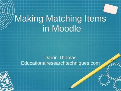 Make A Quiz In Moodle Ppt